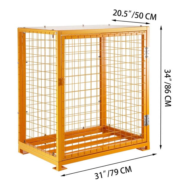Gas Cylinder Storage Cabinet - Palisade Fence, Chain Link Fence, Dog ...